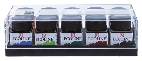 ECOLINE SET PLASTIC 10×30 ml – Diabco Stationery